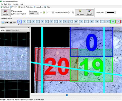 stitching microscope images using hugin free and open source