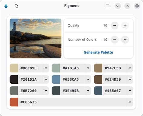 Pigment Getting Color Palettes From Images Linuxmaster Club