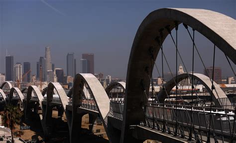 Photos L A S New 6th Street Bridge Opens Los Angeles Times