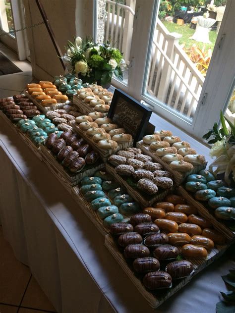 Assorted Gourmet Eclair Dessert Tablescape