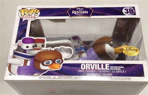 The Rescuers Orville Miss Bianca Bernard Funko Pop Set Disney Treasures