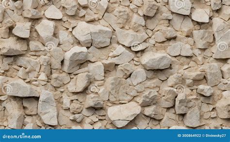 Untamed Radiance Split Faced Limestone Marvel Ai Generate Stock