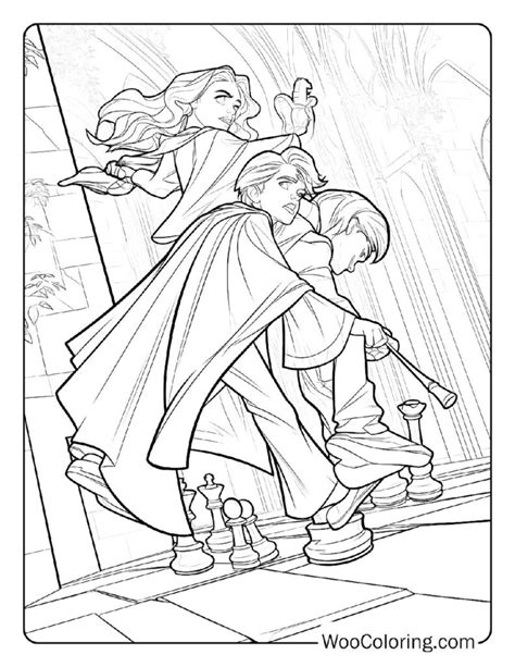 Harry Potter Ron And Hermione Coloring Pages [2025]