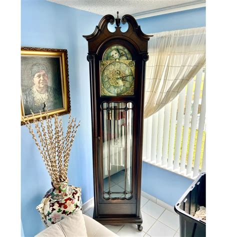 At Auction Waltham Clock Co Grandfather Clock