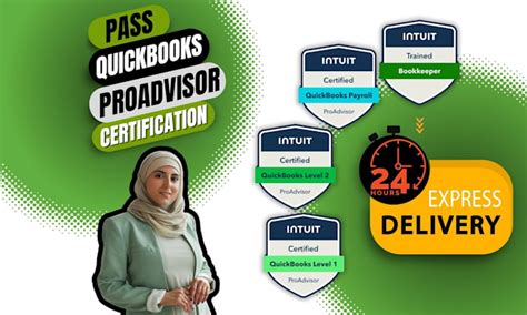 Get Quickbooks Online Proadvisor Certification Intuit Trained Bookkeeper Badge By Afshanabid1984