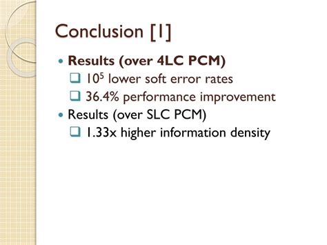 PPT Tri Level Cell Phase Change Memory PCM Toward An Efficient And Reliable Memory System