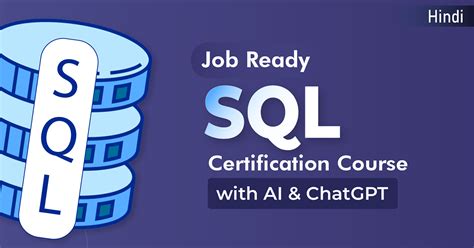 SQL Certification Course With AI ChatGPT Hindi TechVidvan