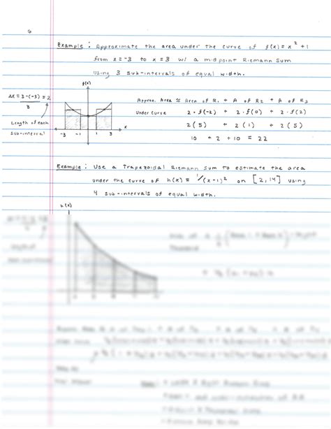 Solution Ap Calculus Ab Section 4 4 Riemann Sums Properties Of The