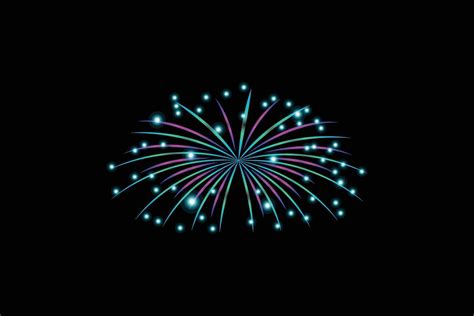 Firework Happy New Year Sticker 47924458 Vector Art At Vecteezy