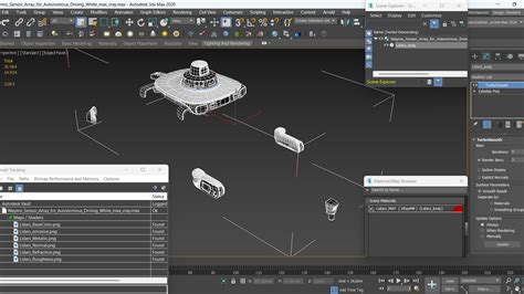 3d Model Waymo Sensor Array For Autonomous Driving White Turbosquid
