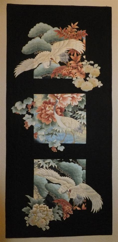 3 Asian Blocks Plus Asian Quilts Art Quilts Fabric Panel Quilts