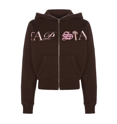 Trapstar Zip Script Tracksuit Brown Pink Rstheplug