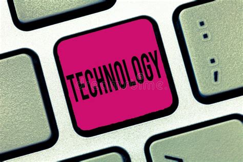 Word Writing Text Technology Business Concept For Application Of