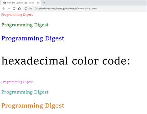 How To Use The Font Tag To Change The Color Of The Text