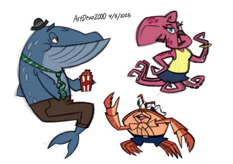 Ocean Character Concepts By Artdexo2000 On Deviantart