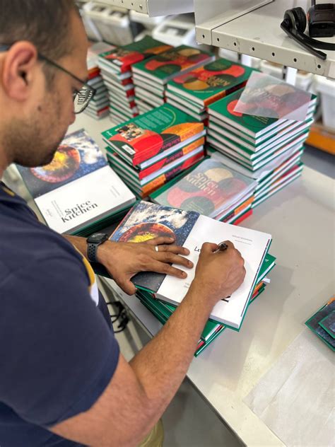 Sanjay Aggarwal On Linkedin Signing First Wave Of Cookbooks For Our Amazing Customers A Moment