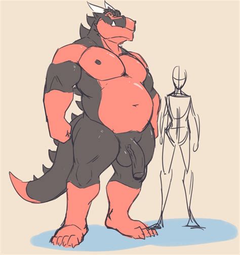 Rule 34 2021 Anthro Back Spikes Balls Black Body Black Scales Chiderg