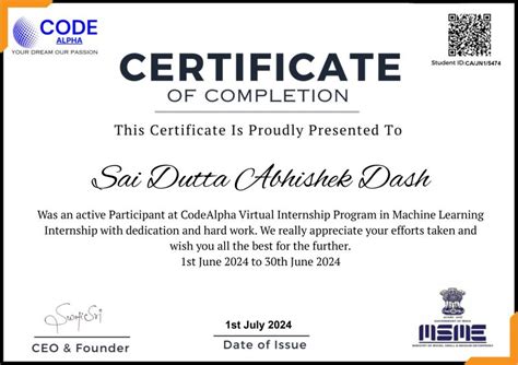 sai dutta abhishek dash on linkedin machinelearning internship