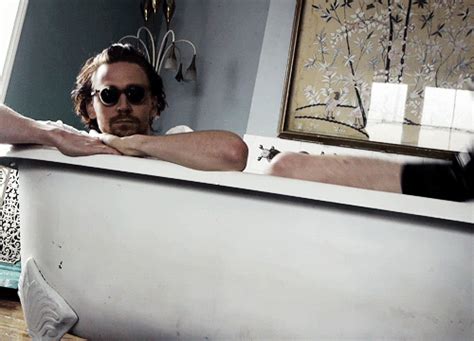 Tom Hiddleston Photoshoot Bathtub