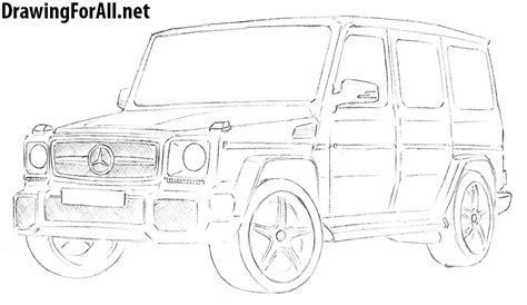 How To Draw A Mercedes Benz G Class
