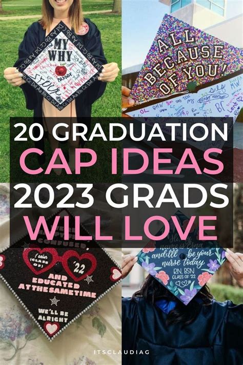 20 Graduation Cap Ideas 2023 Grads Will Love Its Claudia G