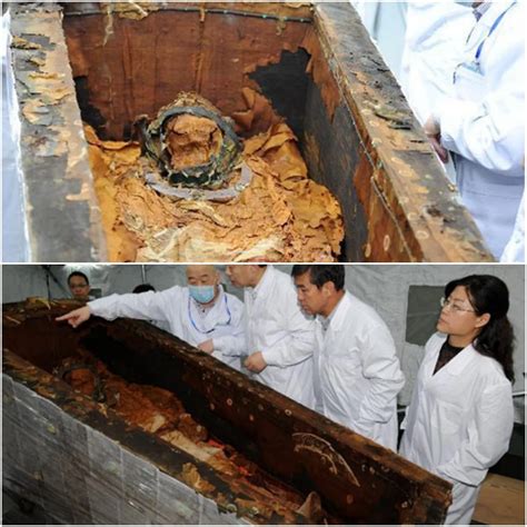Ancient Coffin Rescued From Tomb Raiders In Inner Mongolia Unveils
