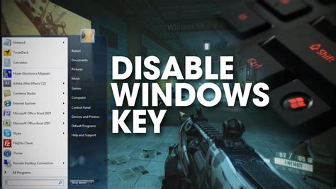 Windows Tip Disable The Windows Key YouTube