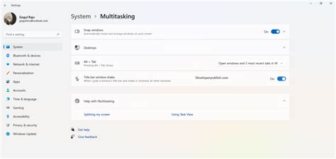 Titlebar Windows Shake In Windows