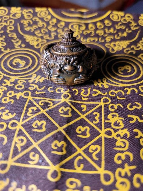 Lp Up Ap Rahu Ring Thai Amulet Hobbies And Toys Memorabilia And Collectibles Religious Items On