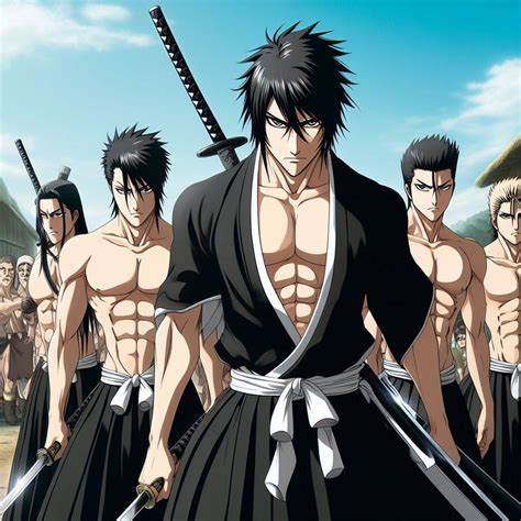 Bleach Shirtless Squad By Wguayana On Deviantart
