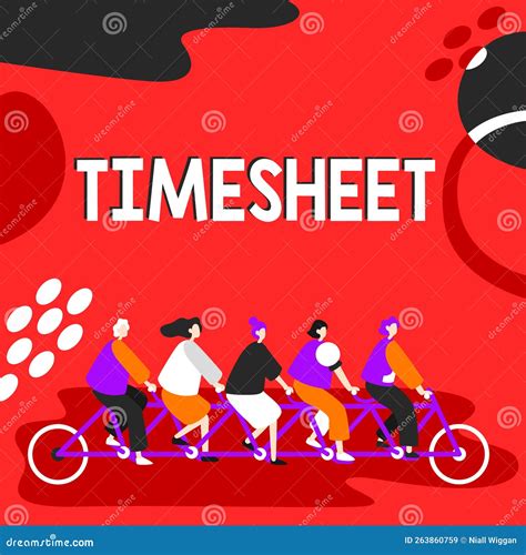 Text Caption Presenting Timesheet Conceptual Photo Graphical Representation Of Period Time On