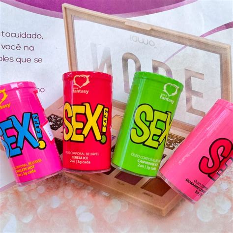 Bolinha Beijavel Oleo Sex Caps Esquenta E Esfria 2 Unidades Sex Shop Shopee Brasil