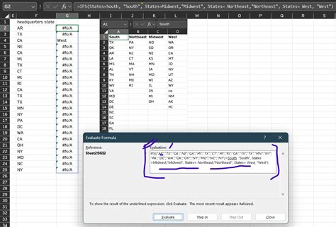 How Do I Convert A Column Containing State Names Into Corresponding Regions In Excel Stack
