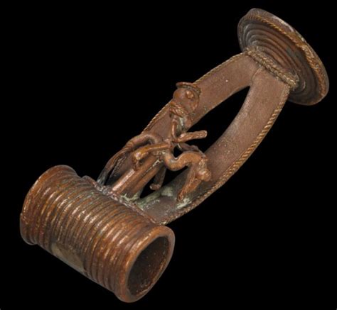 Nigerian Cast Bronze Snuff Ring Michael Backman Ltd