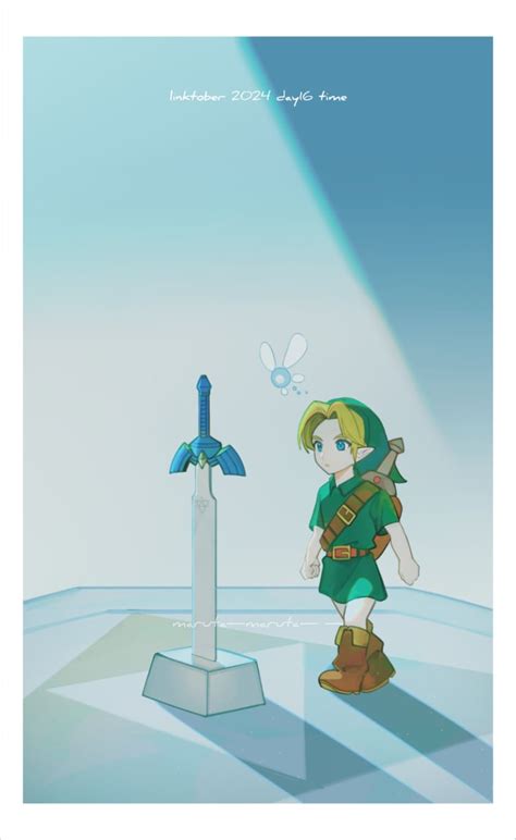 Link Young Link And Navi The Legend Of Zelda And 1 More Drawn By
