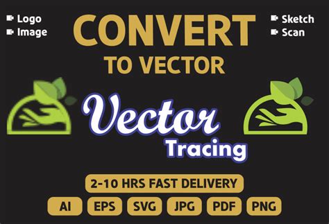 do manual vector logo tracing redraw vectorize image by