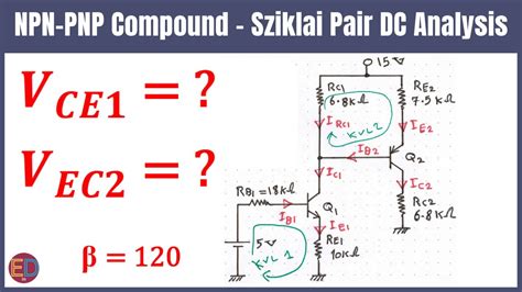 Sziklai Pair Dc Analysis Complementary Feedback Pair Sziklai