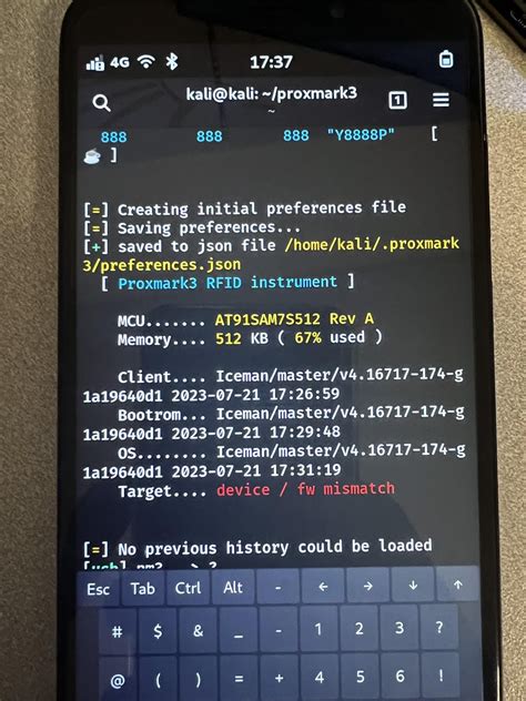 What Would Cause The Target Device Fw Mismatch Rproxmark3