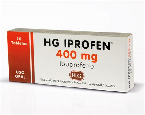 Iprofen 400 Mg Tabletas Tienda Laboratorios Hg
