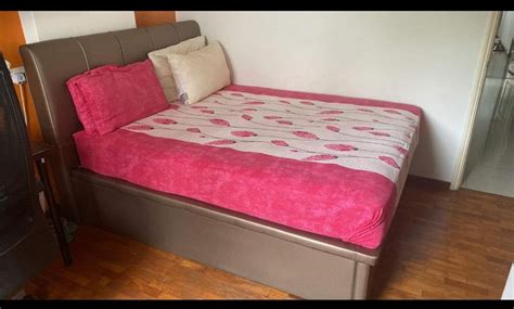 Double Bed With Mattress Furniture And Home Living Furniture Bed
