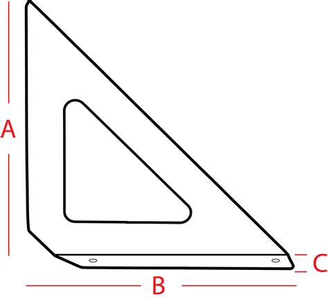 Triangle Brackets White Carinya