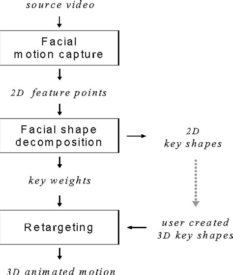 Figure 1 From Performance Driven Facial Animation Using Blendshape Interpolation Semantic Scholar