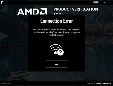 Amd Product Verification Tool Cannot Resolve Ip Se Amd Community