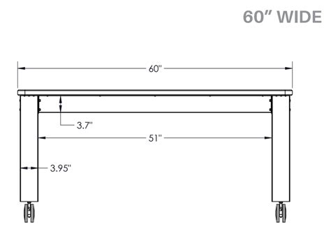 Mooreco Compass Makerspace Table Mobile Steam Workbench Schooloutlet