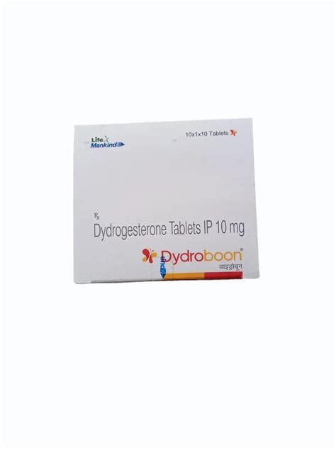 Dydroboon Tablets Strength 10 Mg Packaging Type Box At ₹ 599stripe In Bhilwara