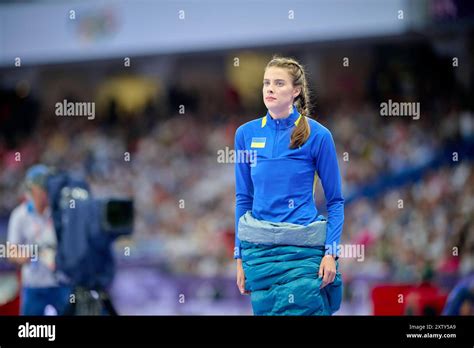 Paris France 4 August 2024 Mahuchikh Yaroslava Womens High Jump