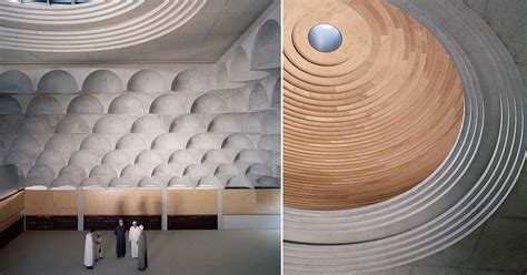 102 Quarter Spherical Concrete Domes Adorn Punchbowl Mosque By Candalepas Associates