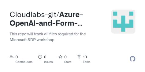 Github Cloudlabs Gitazure Openai And Form Recognizer Workshop This