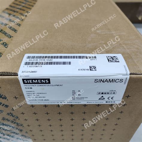 New Siemens 6SL3120-1TE28-5AA3 SINAMICS S120 SINGLE MOTOR MODULE 3AC ...