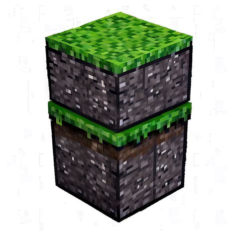 Download Dark Minecraft Grass Block Png Xpj